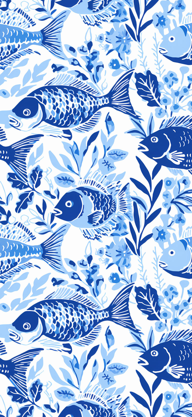 Preppy Nautical Coastal Mobile Wallpaper - Amberblue Media